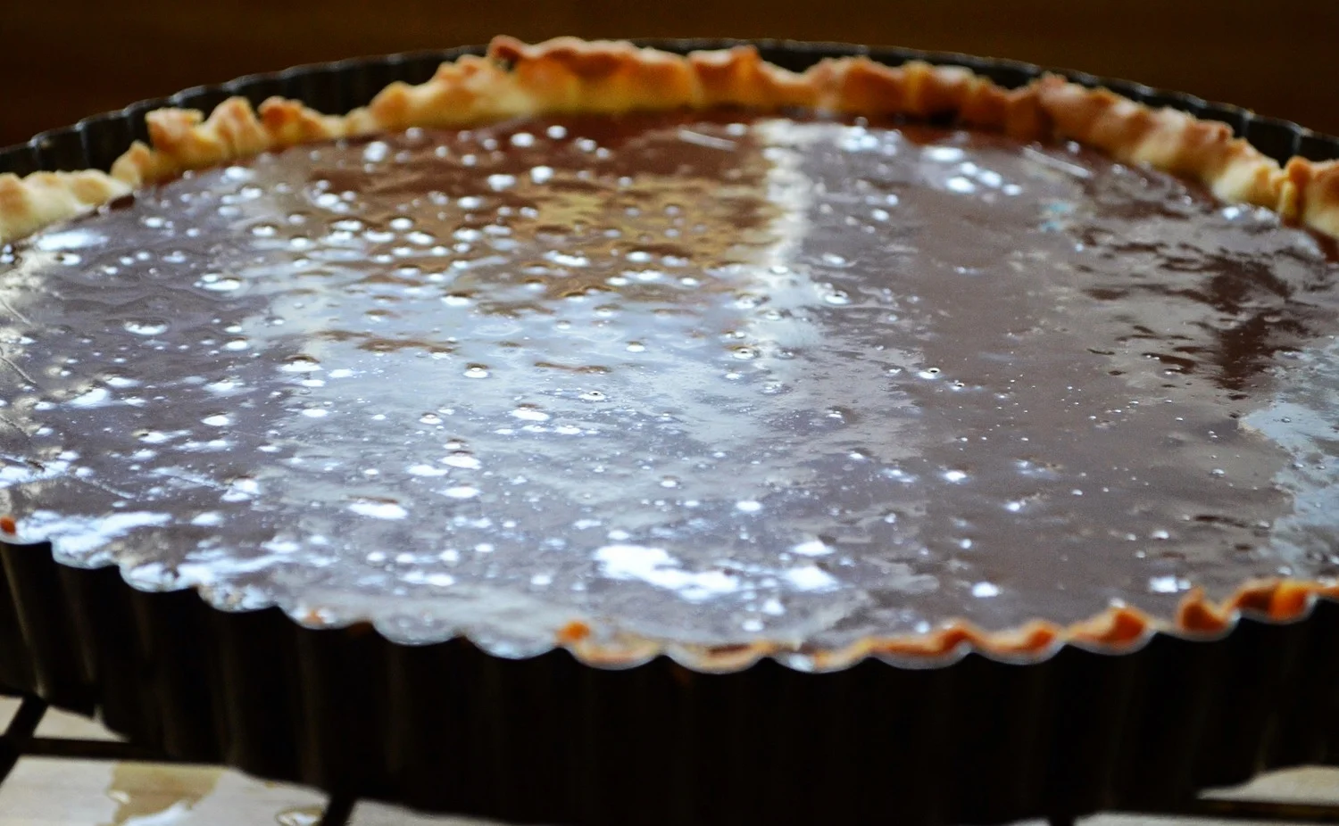 Francois' Warm Chocolate Tart-Famous Fridays — Unwritten Recipes
