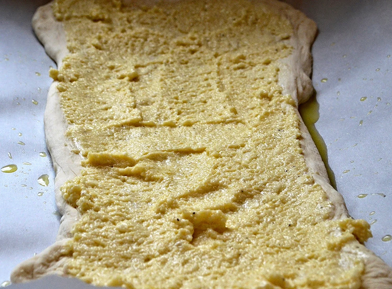 Marcy Goldman's Garlic & Cheese Slathered Stretch Bread-Famous Fridays ...