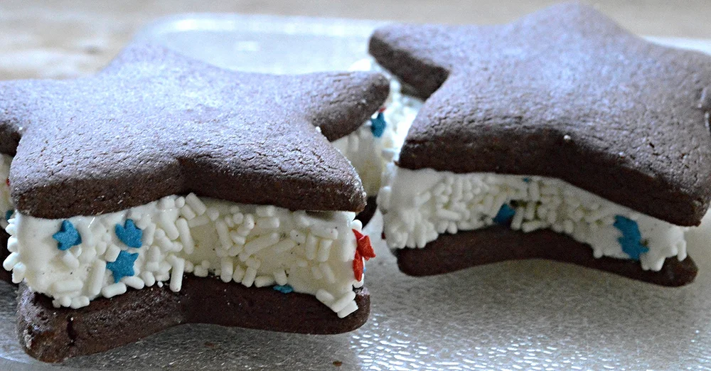 Star Ice Cream Sandwiches — Unwritten Recipes