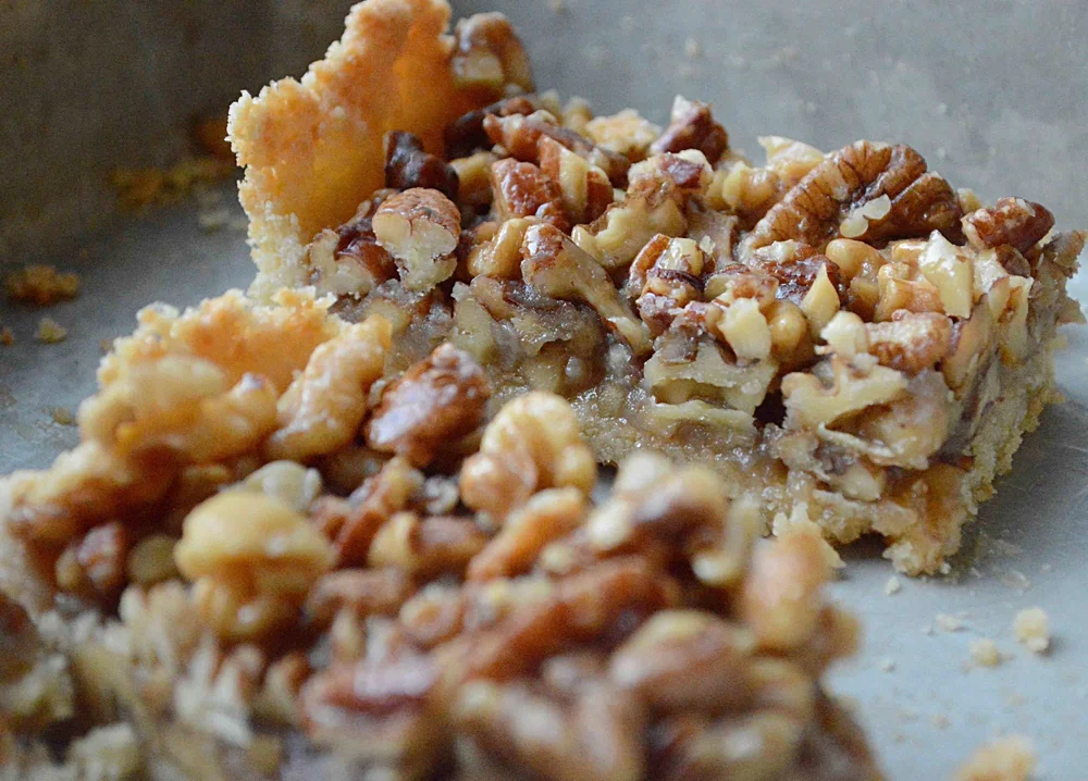 Easy Sticky Maple Nut Bars — Unwritten Recipes
