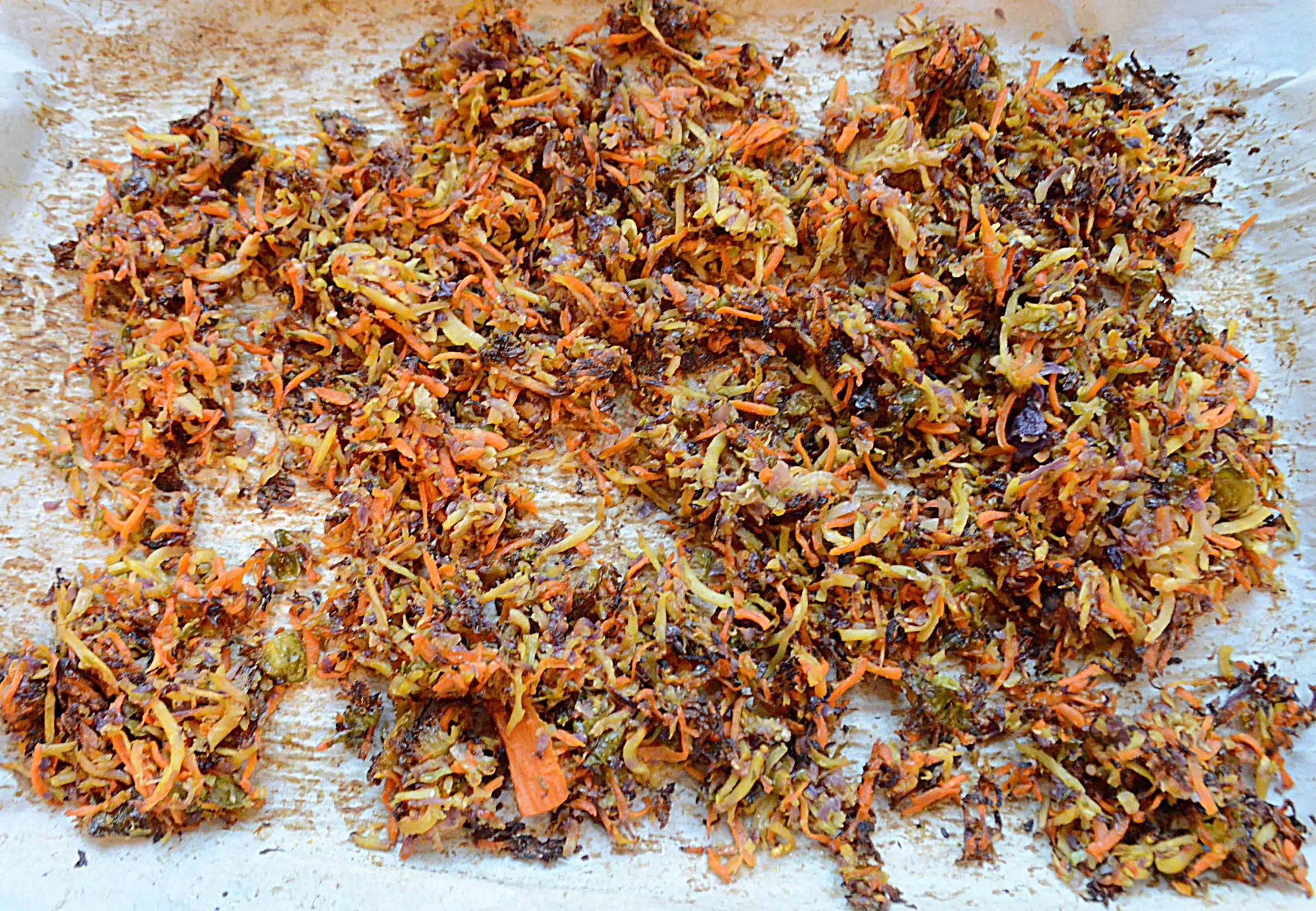 Crispy Shredded Veggies — Unwritten Recipes
