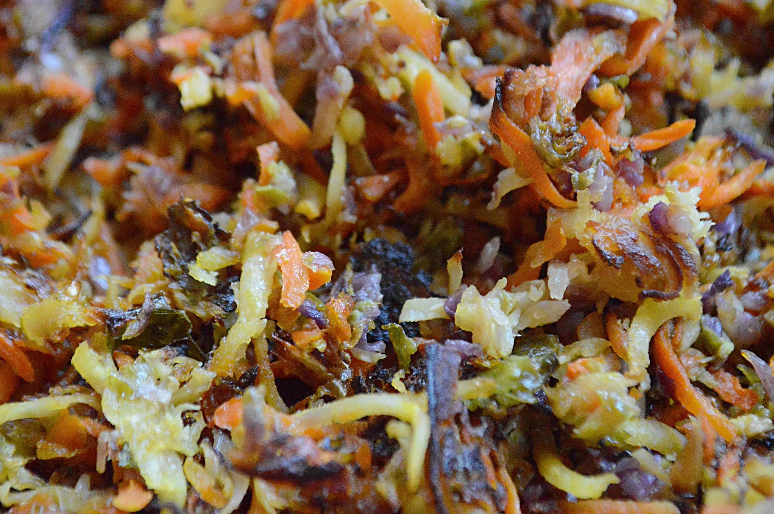 Crispy Shredded Veggies — Unwritten Recipes