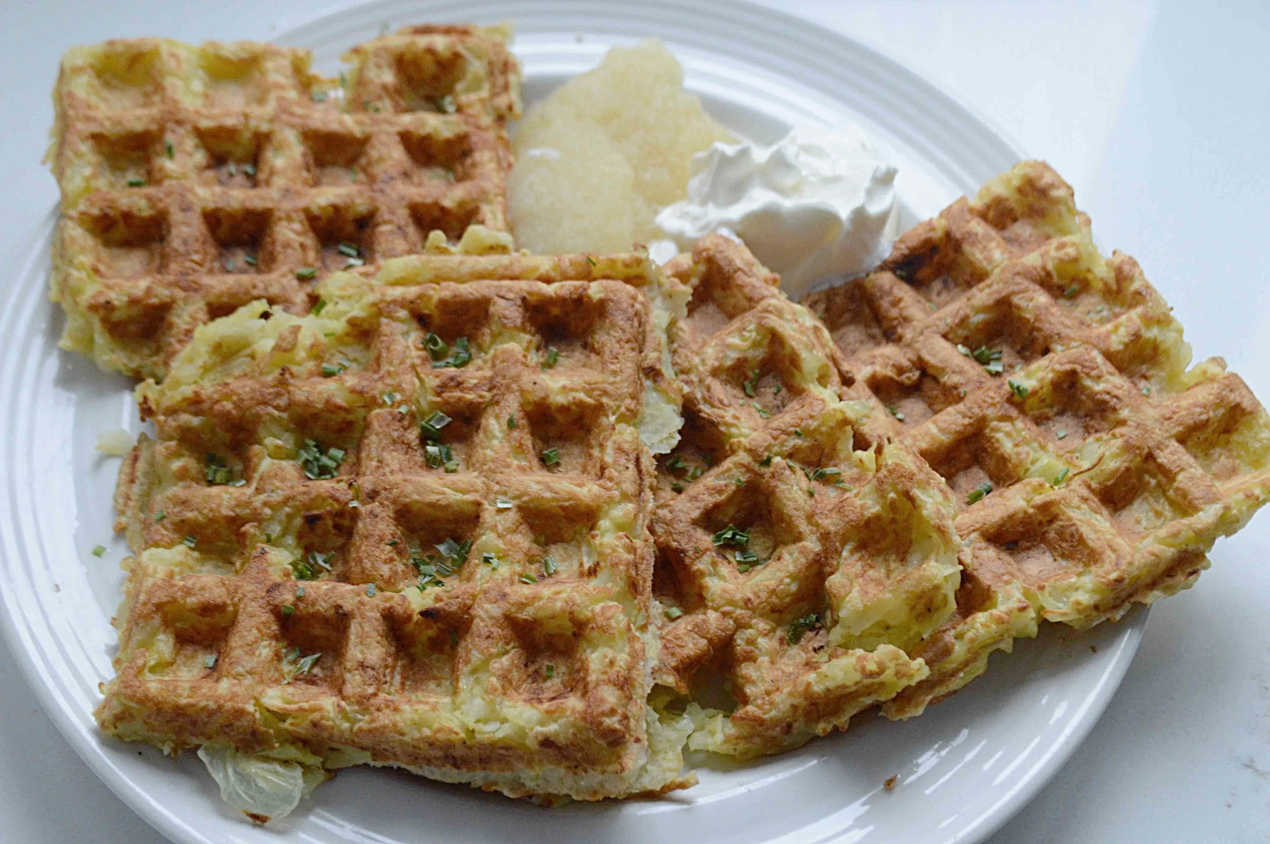 Hanukkah Latke Waffles — Unwritten Recipes