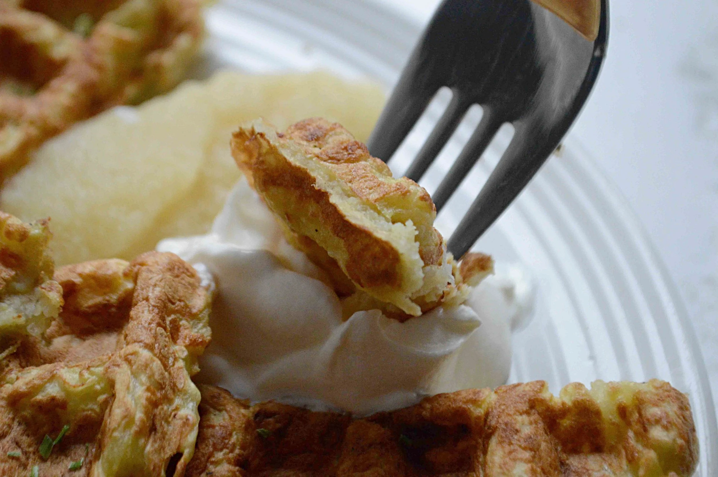 Hanukkah Latke Waffles — Unwritten Recipes
