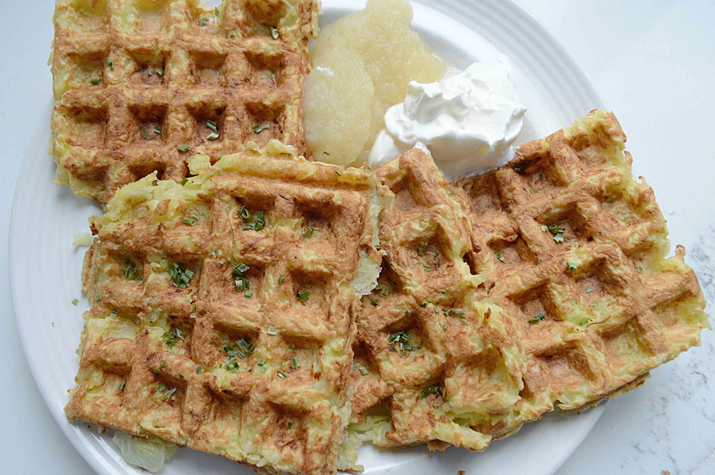Hanukkah Latke Waffles — Unwritten Recipes