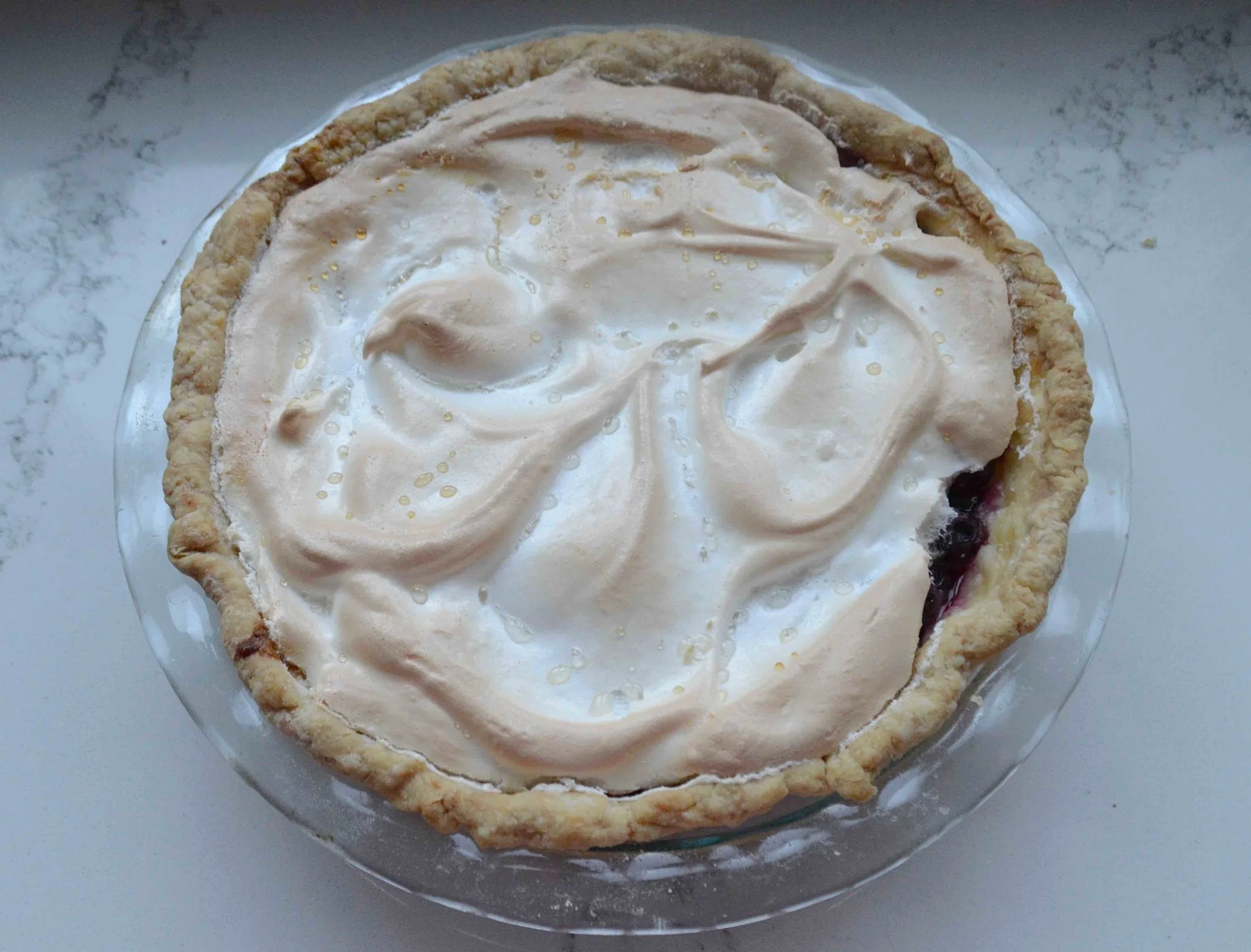 Sweety Pies' Blueberry Meringue Pie-Famous Fridays — Unwritten Recipes
