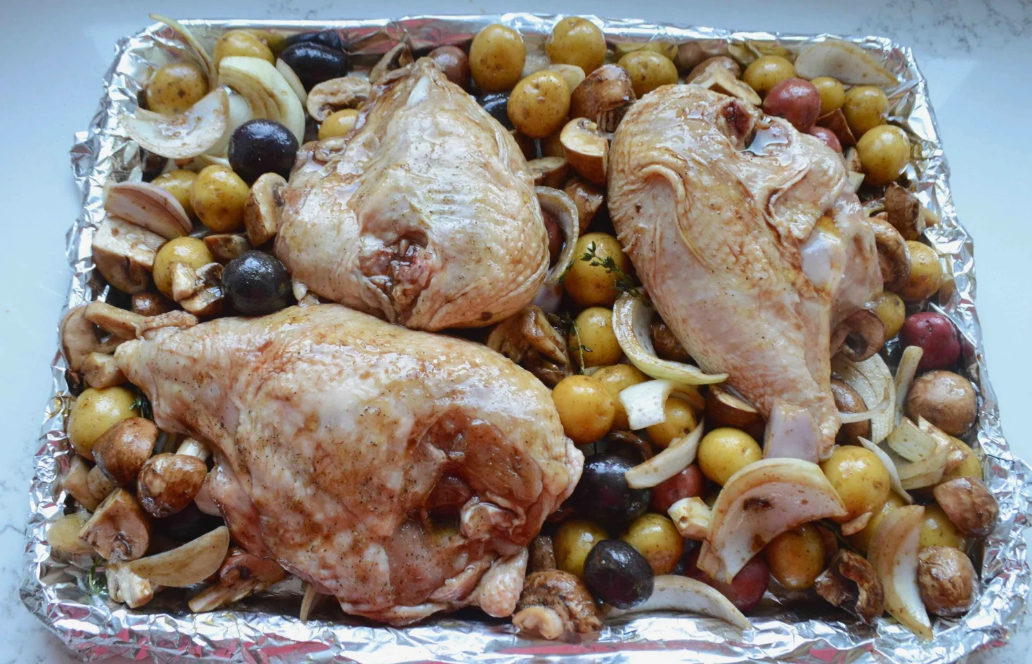 Everyday Dorie's Sheet-Pan Balsamic Chicken with Baby Potatoes and ...