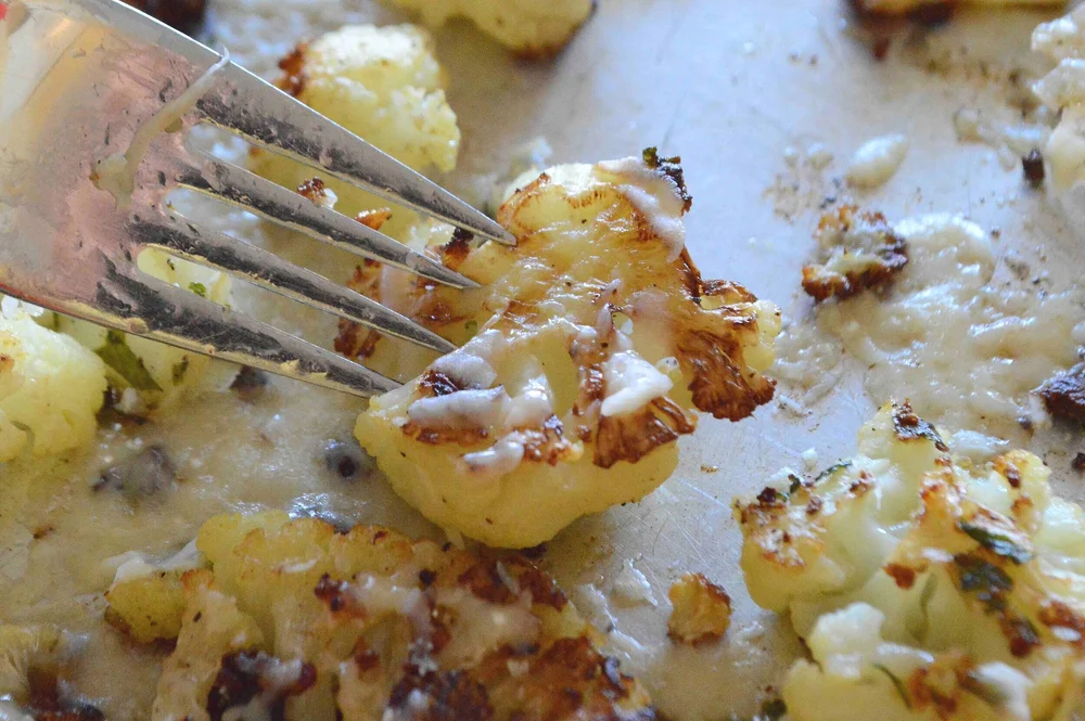 Roasted Garlic Parmesan Cauliflower — Unwritten Recipes