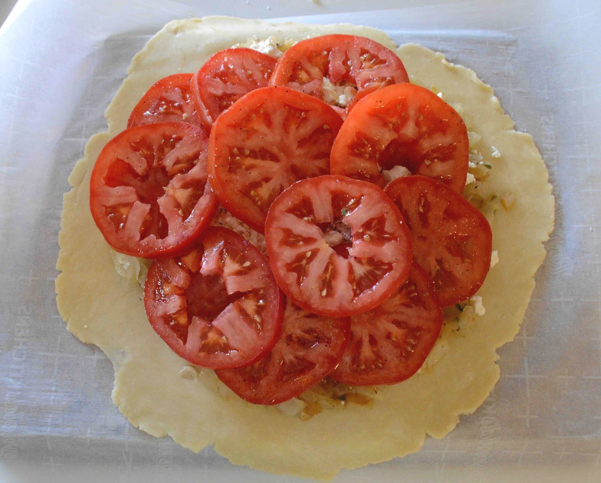 Tomato and Feta Crostata — Unwritten Recipes