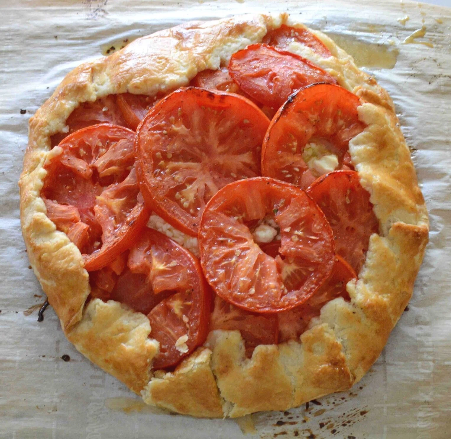 Tomato and Feta Crostata — Unwritten Recipes