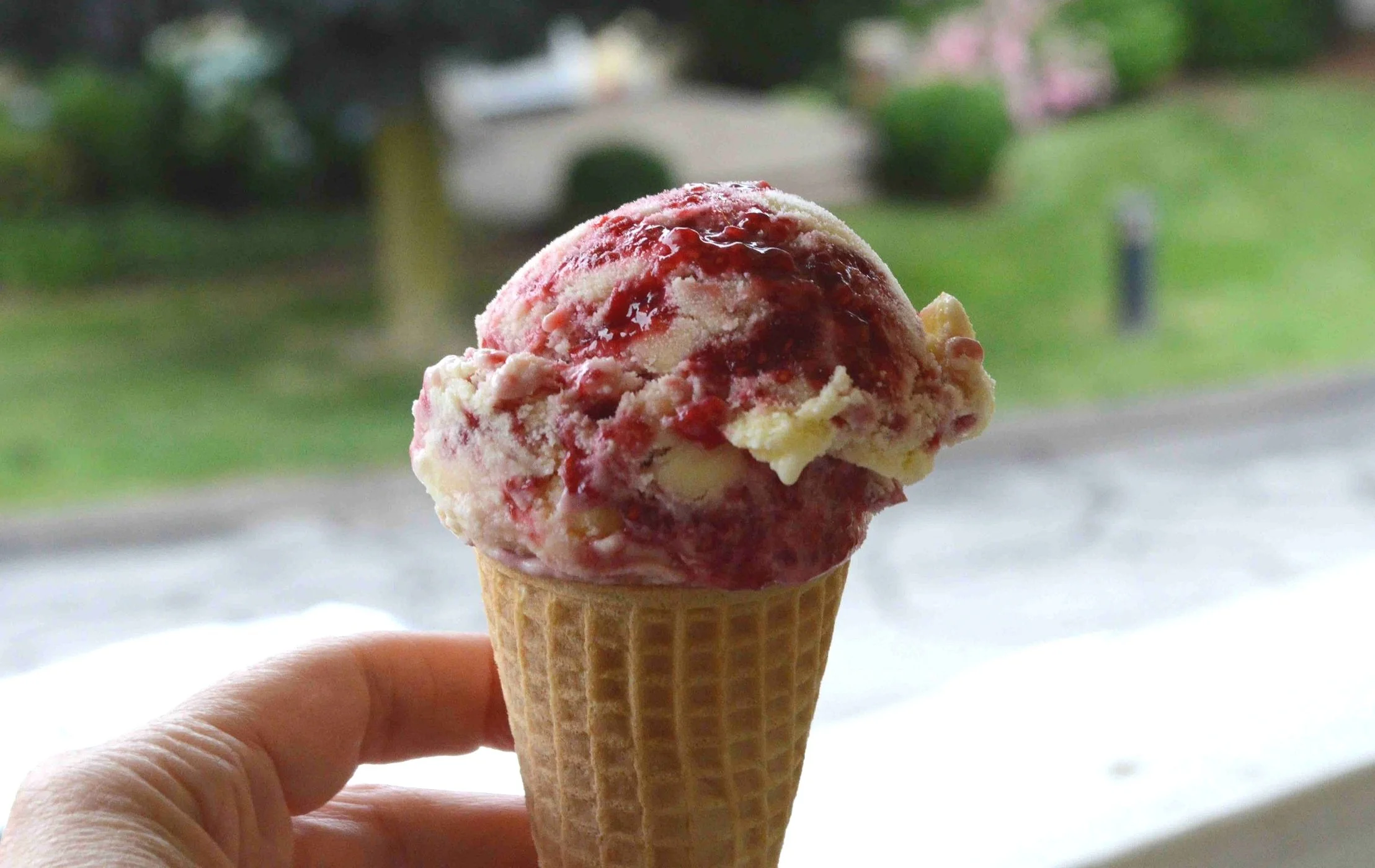 Raspberry Ripple Gelato — Unwritten Recipes