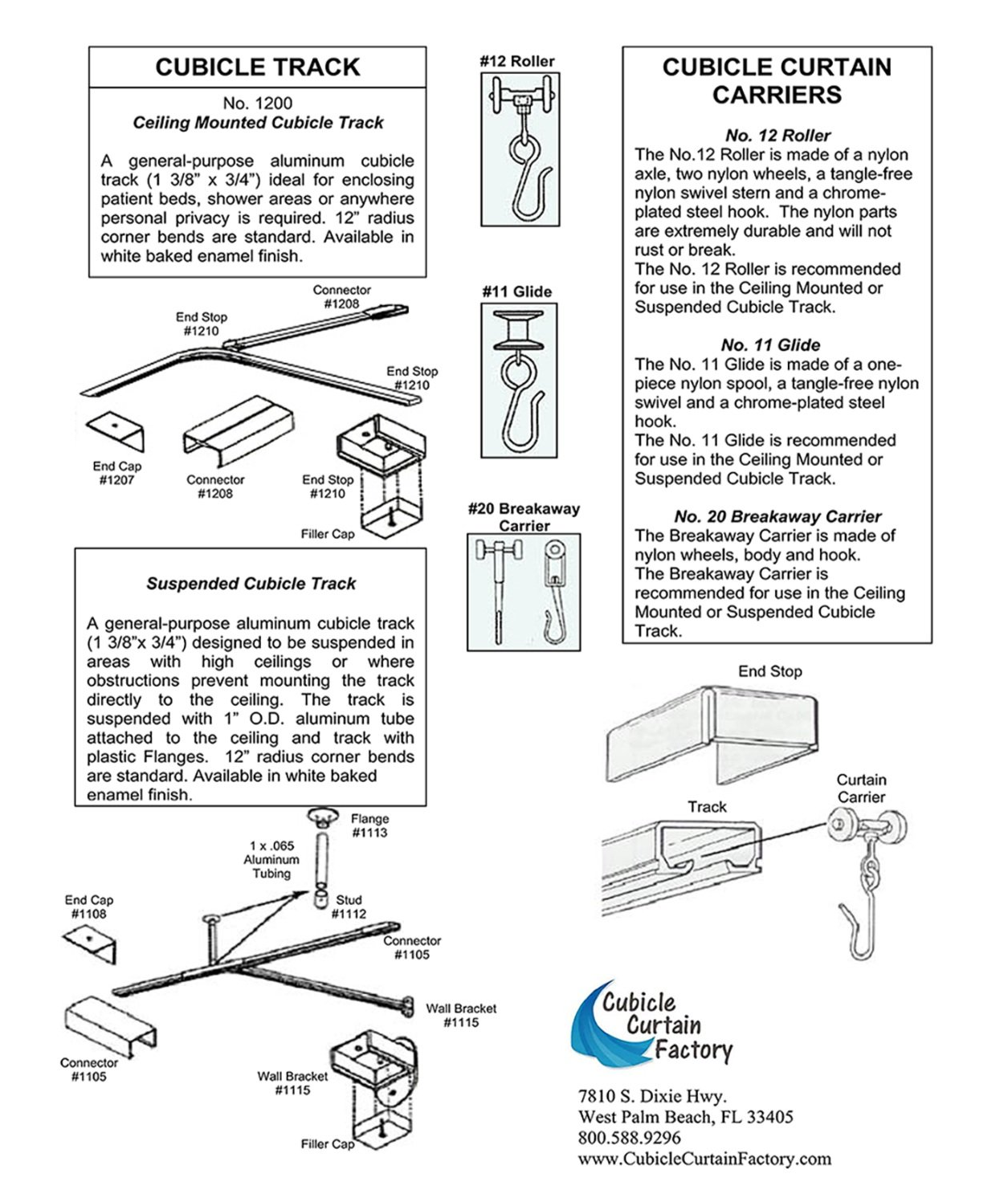 Cubicle Curtain Track & Hardware | Hospital Curtain Tracks | Clinical ...