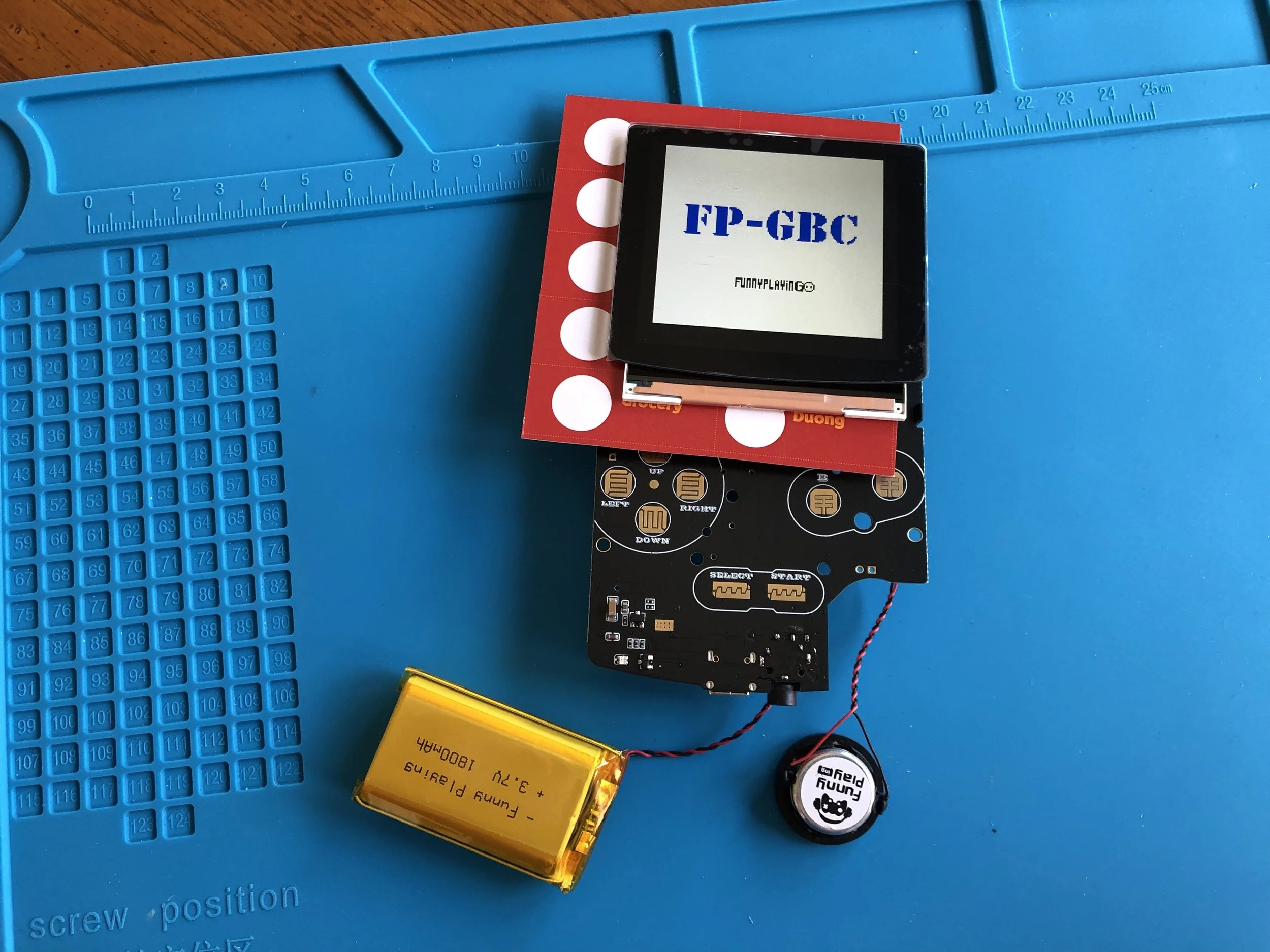FunnyPlaying FPGA GameBoy Color assembly & review — Kelleher Bros.