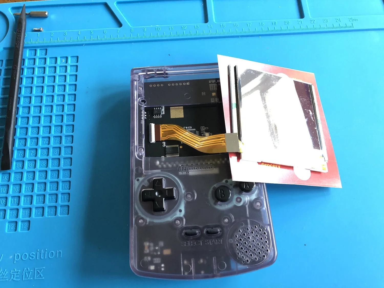 FunnyPlaying FPGA GameBoy Color assembly & review — Kelleher Bros.