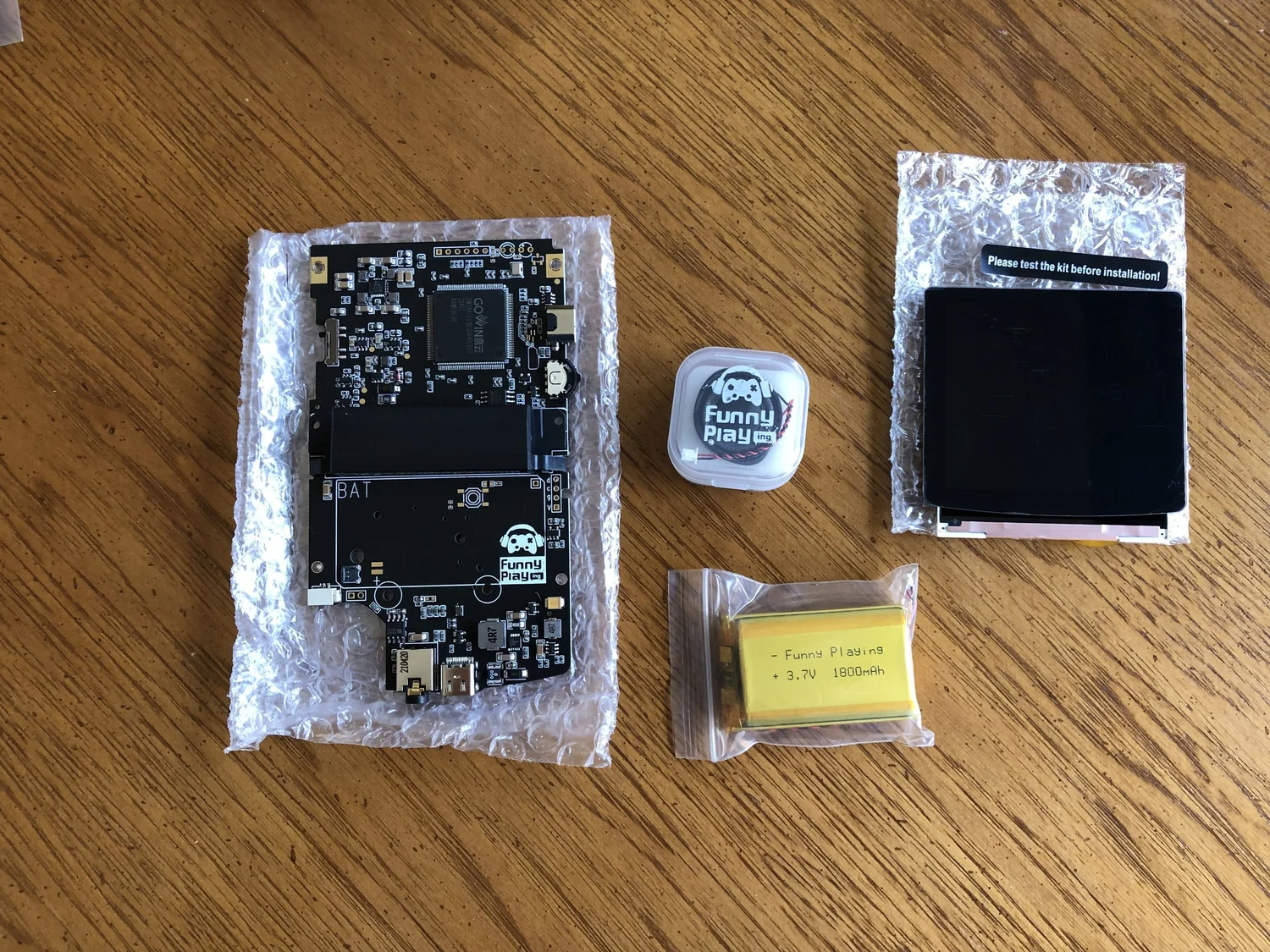 FunnyPlaying FPGA GameBoy Color assembly & review — Kelleher Bros.