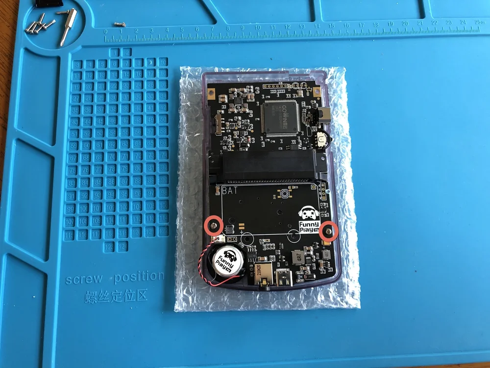 FunnyPlaying FPGA GameBoy Color assembly & review — Kelleher Bros.