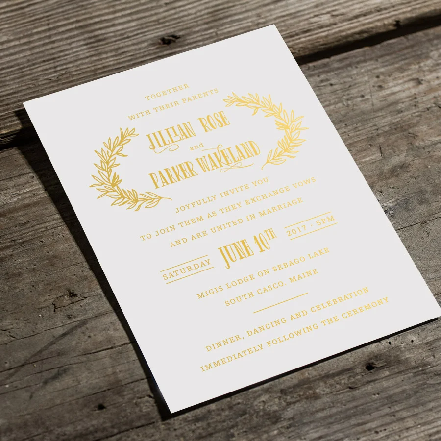 Printing Techniques — Laurel Cove Creative - Custom Wedding and Event ...