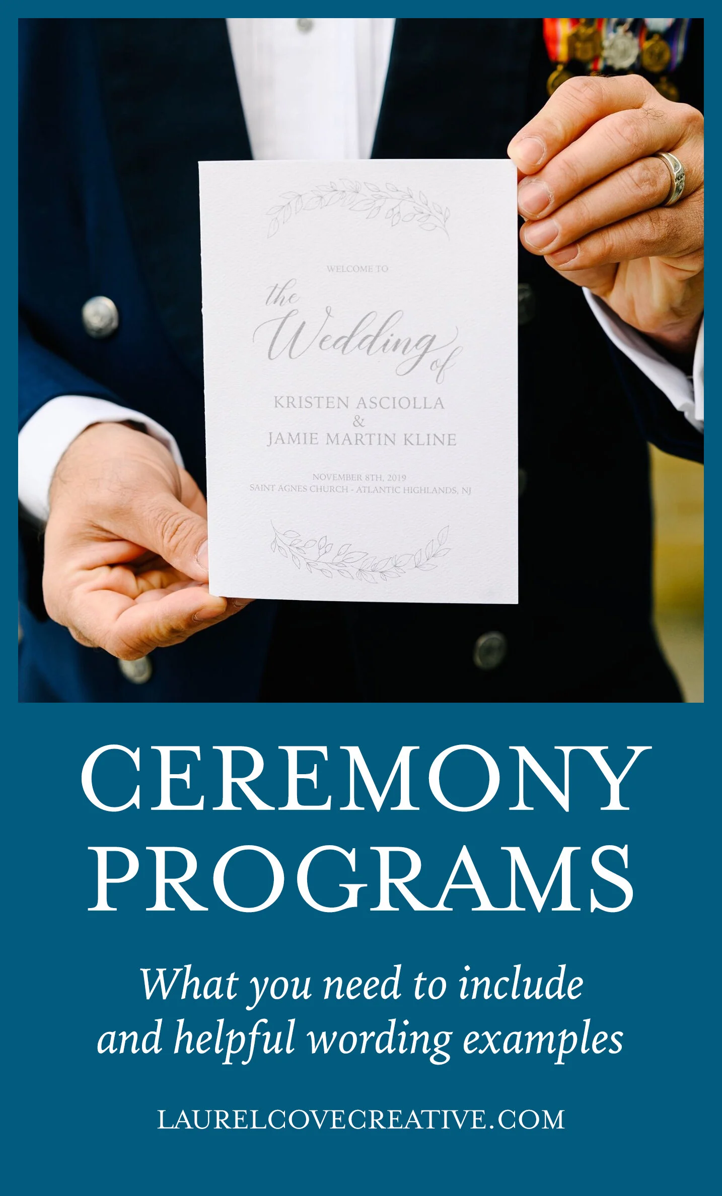 Ceremony Programs: What You Need to Include and Helpful Wording ...
