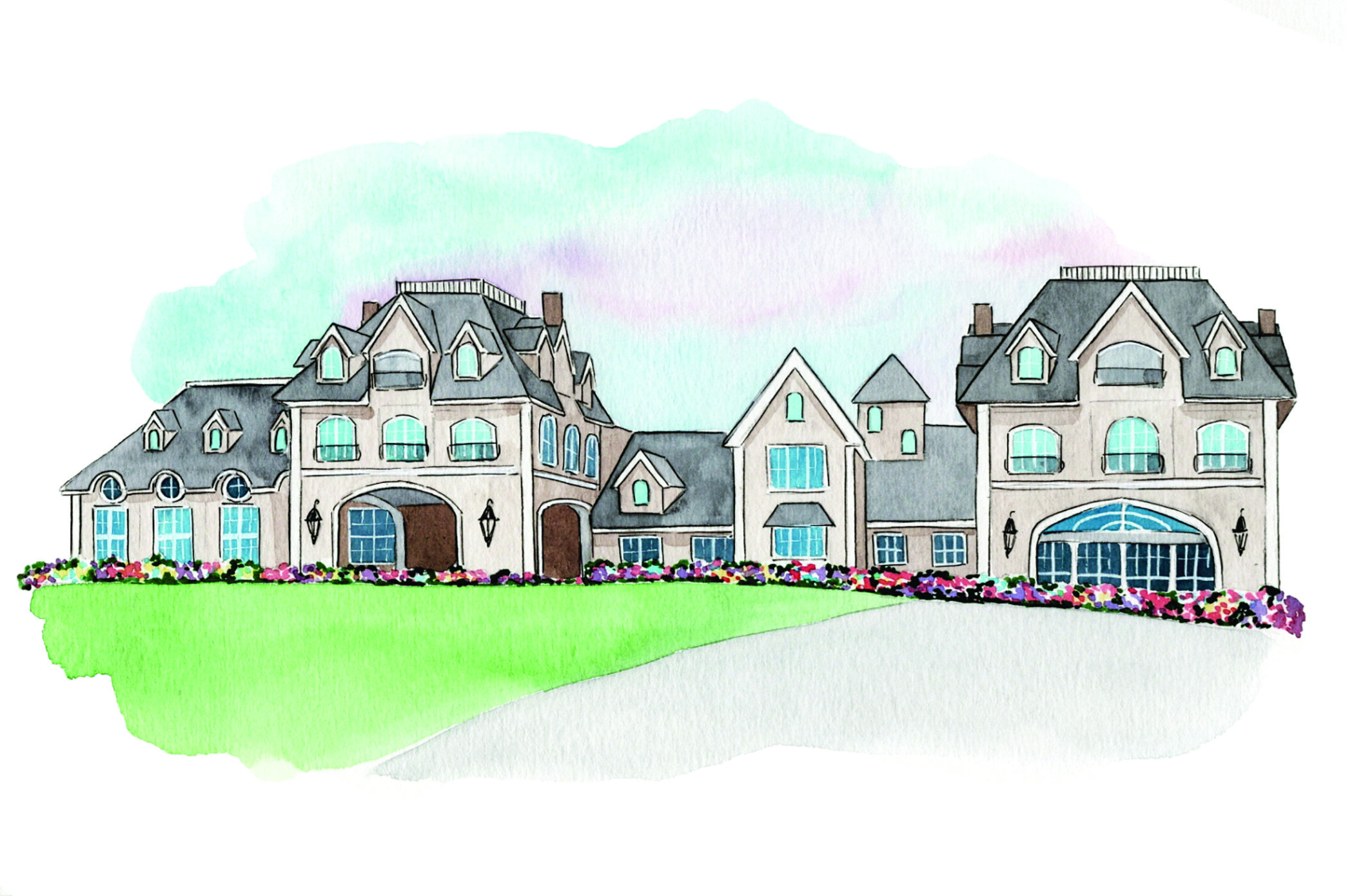 Venue Illustrations — Laurel Cove Creative - Custom Wedding and Event ...