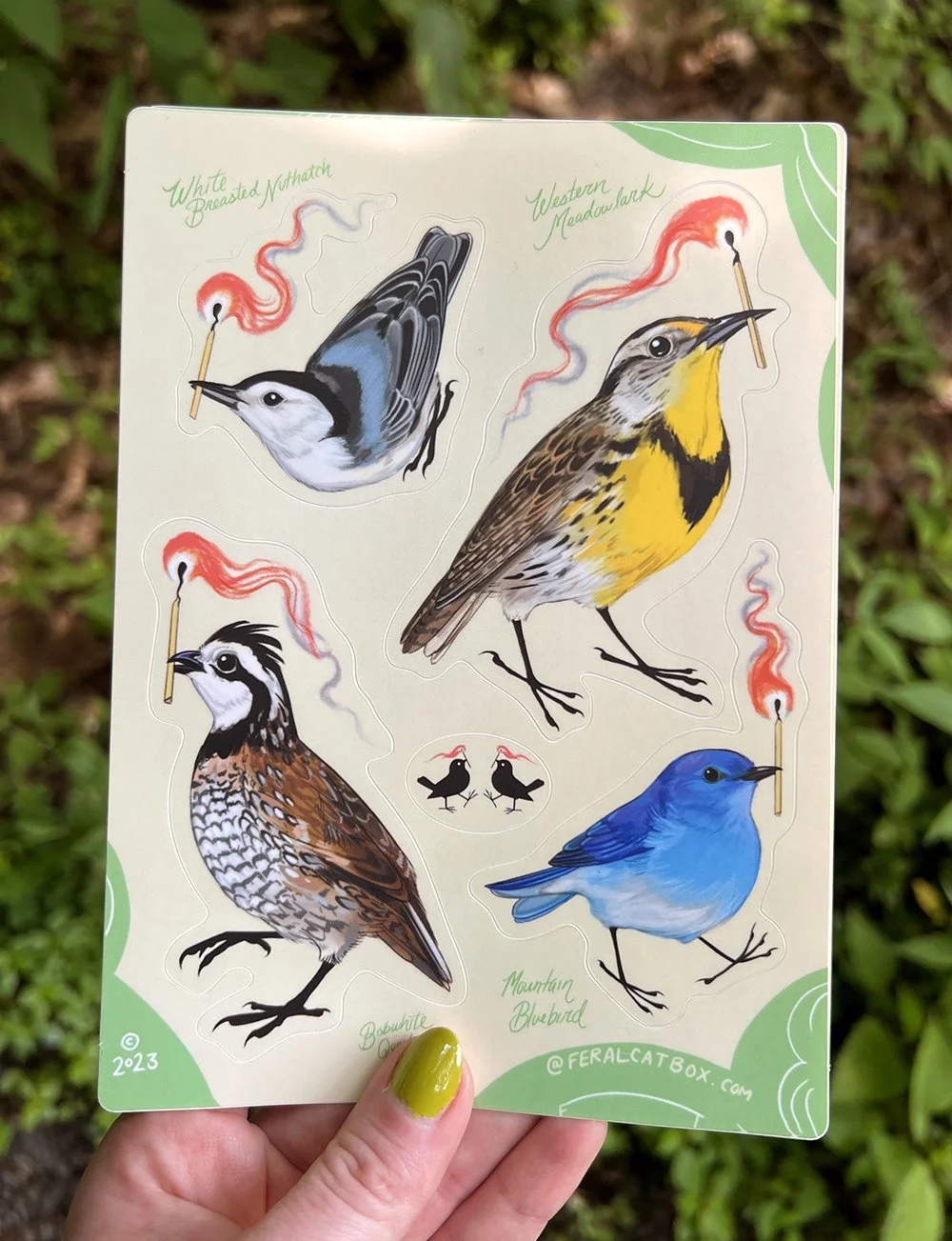 NEW! Set no. 3 Torchbearers Sticker Sheets — Feralcatbox