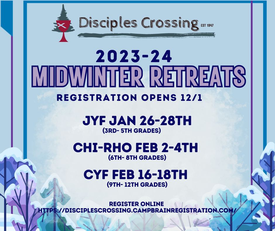 Retreat Dates — Disciples Crossing