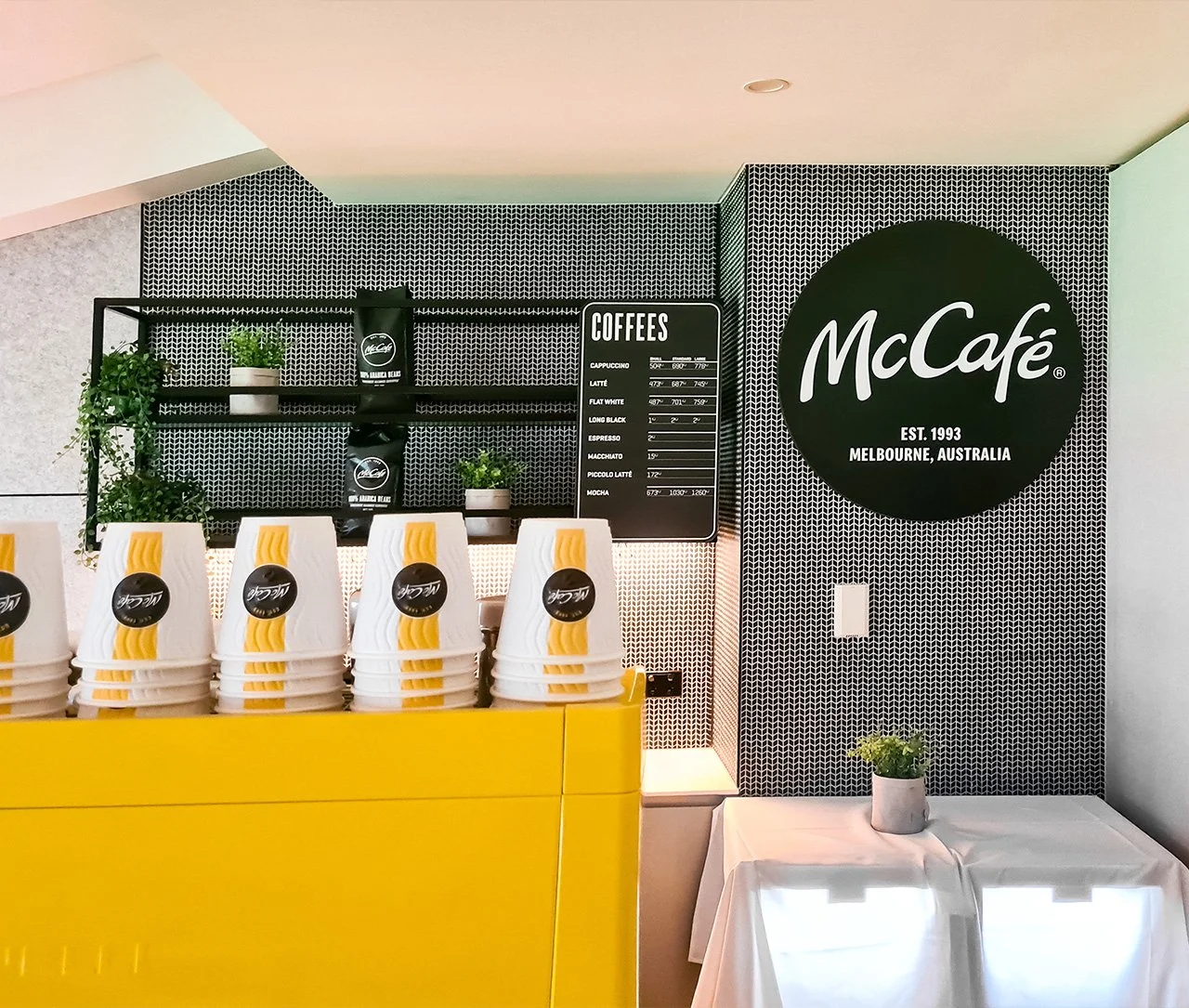 McCafe Marvel Stadium — Epic Visuals, your signage specialsts