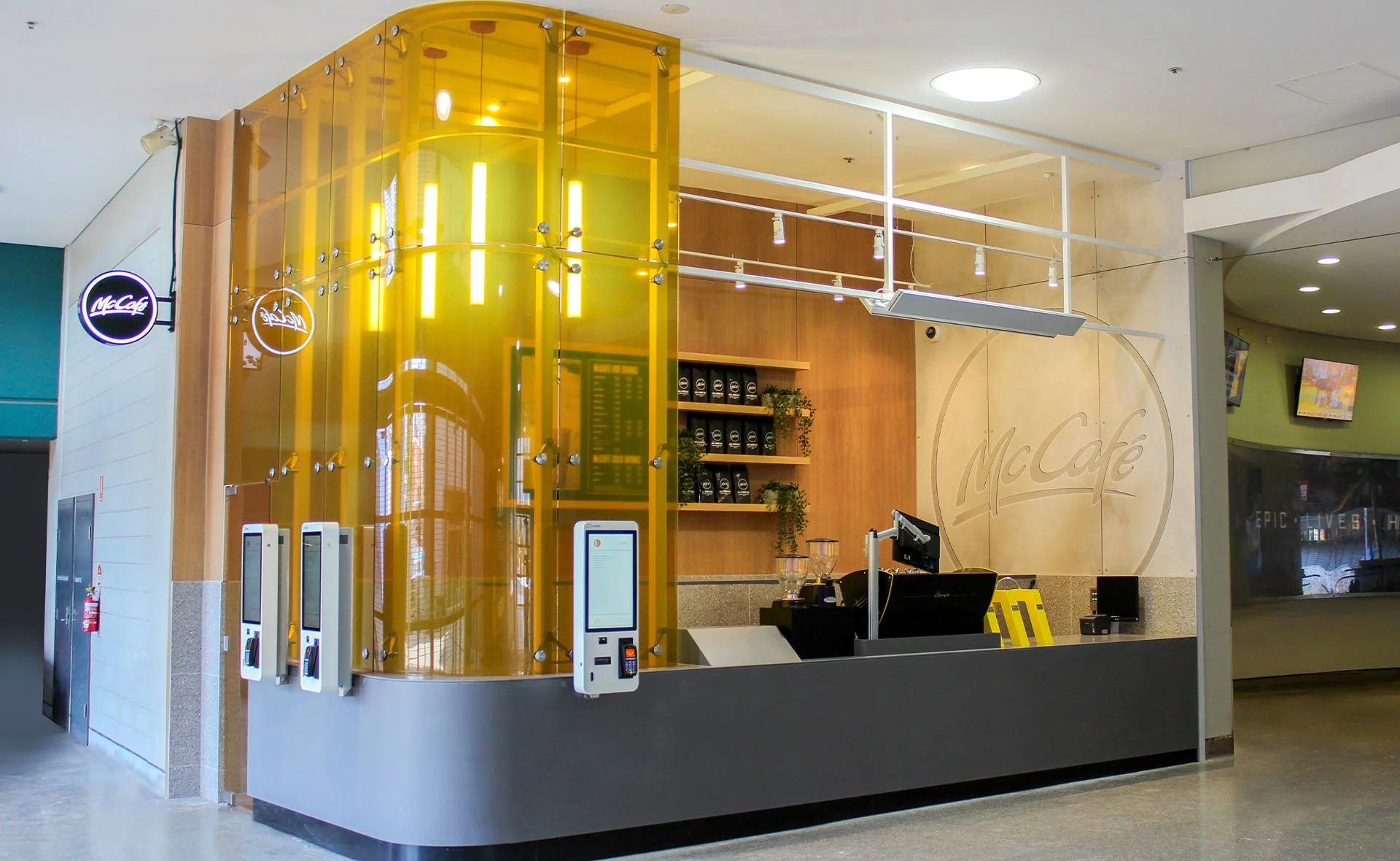 McCafe Marvel Stadium — Epic Visuals, your signage specialsts