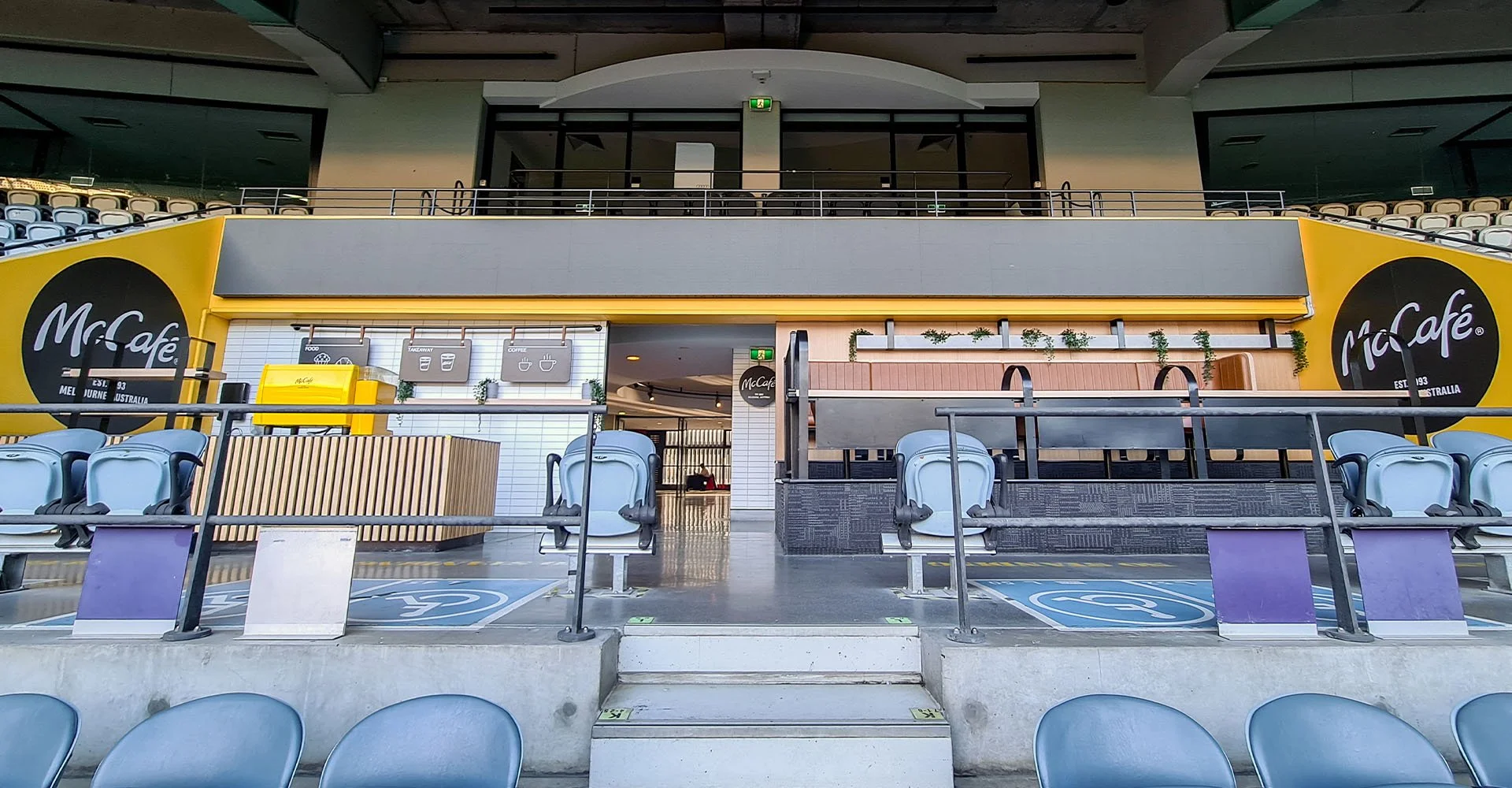 McCafe Marvel Stadium — Epic Visuals, your signage specialsts