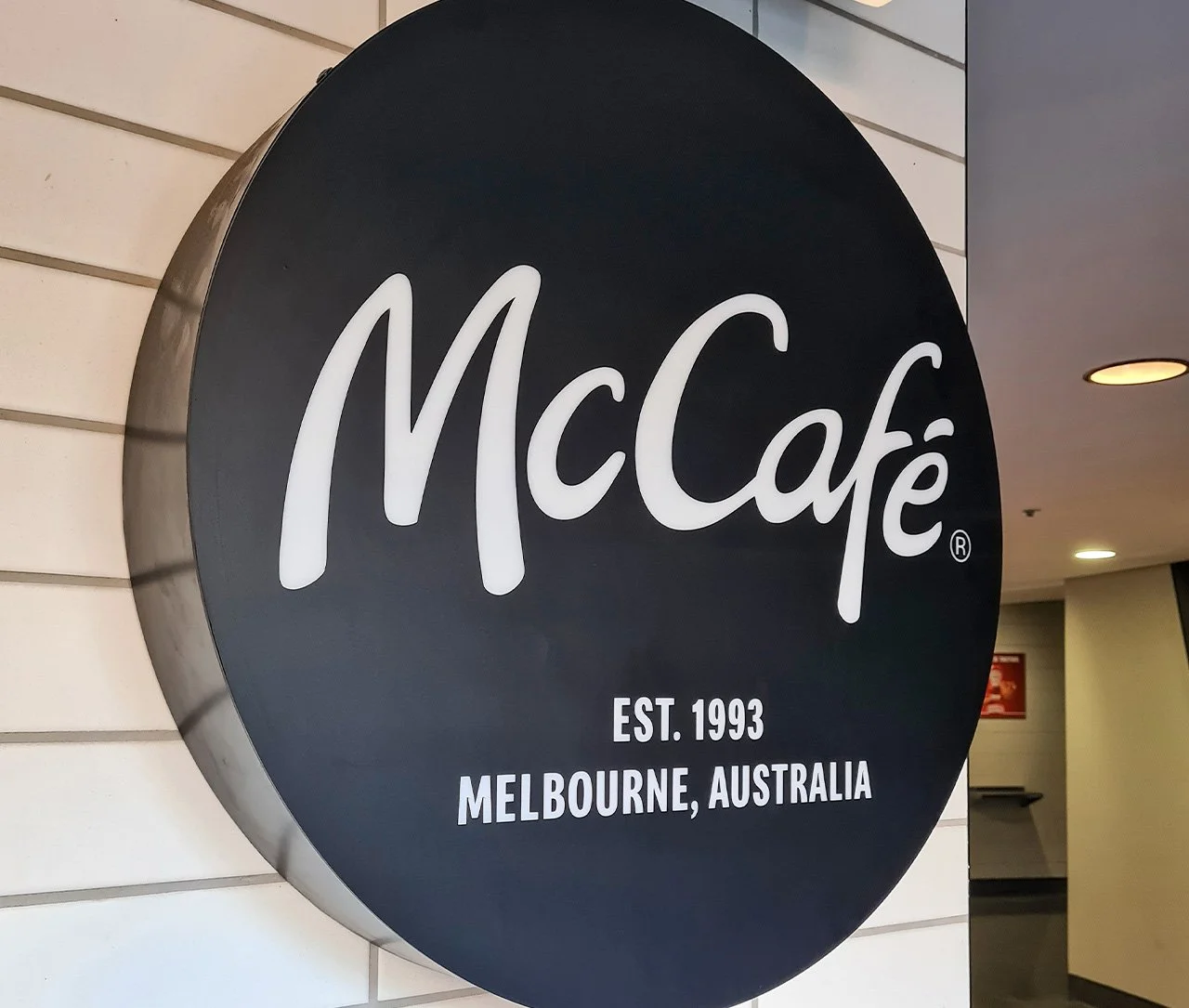 McCafe Marvel Stadium — Epic Visuals, your signage specialsts