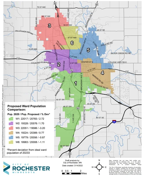 City of Rochester releases proposed ward map