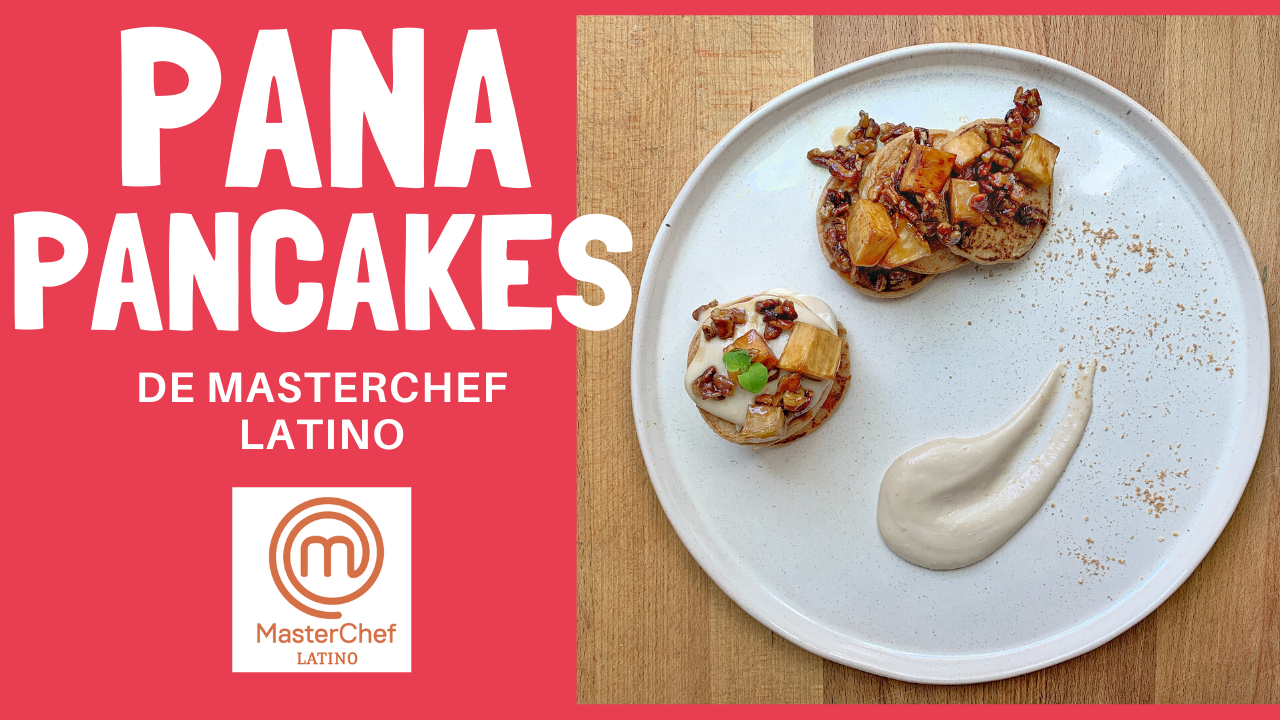 Pancakes de Pana en MasterChef / MasterChef Bread Fruit Pancakes — Food ...