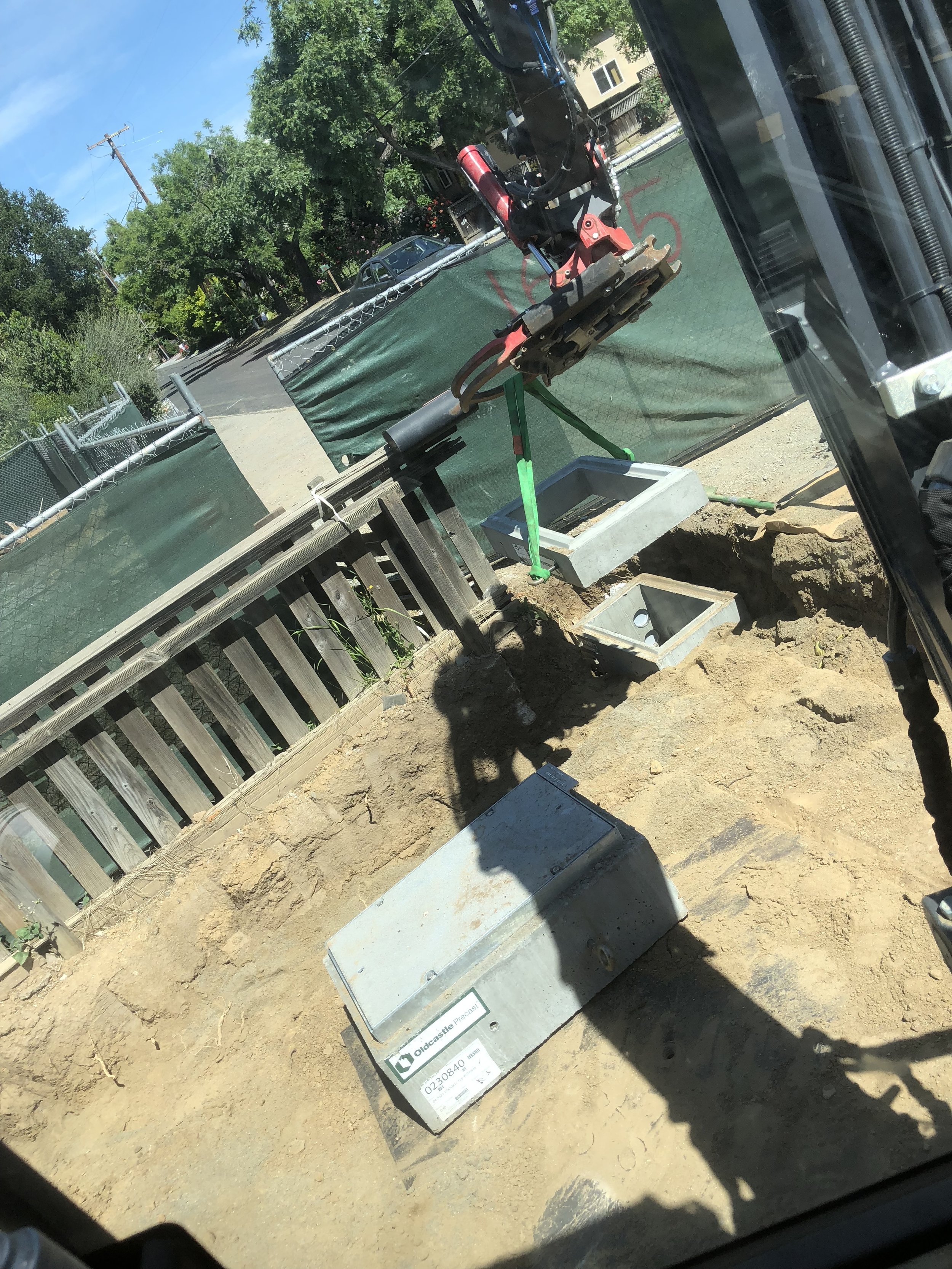 Cable Trench Old Castle