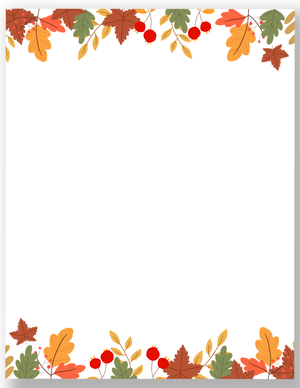 Free Printable Fall Page Borders — Gathering Beauty