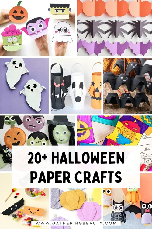 20+ Halloween Paper Craft Ideas — Gathering Beauty