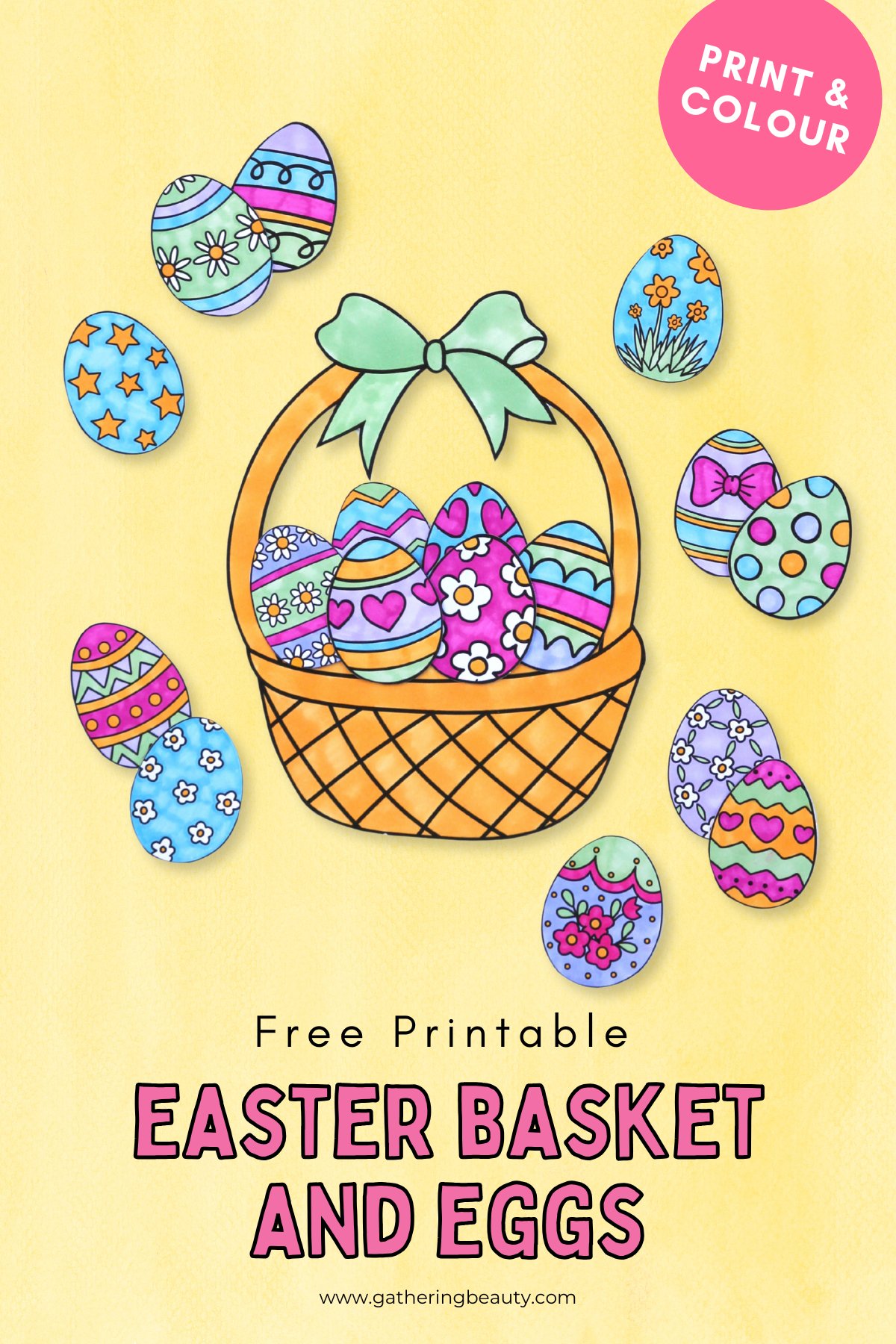 Printable Easter Basket Craft — Gathering Beauty
