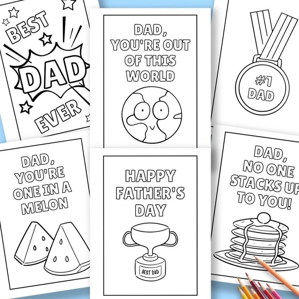 Easy Father's Day Card Ideas To Make — Gathering Beauty