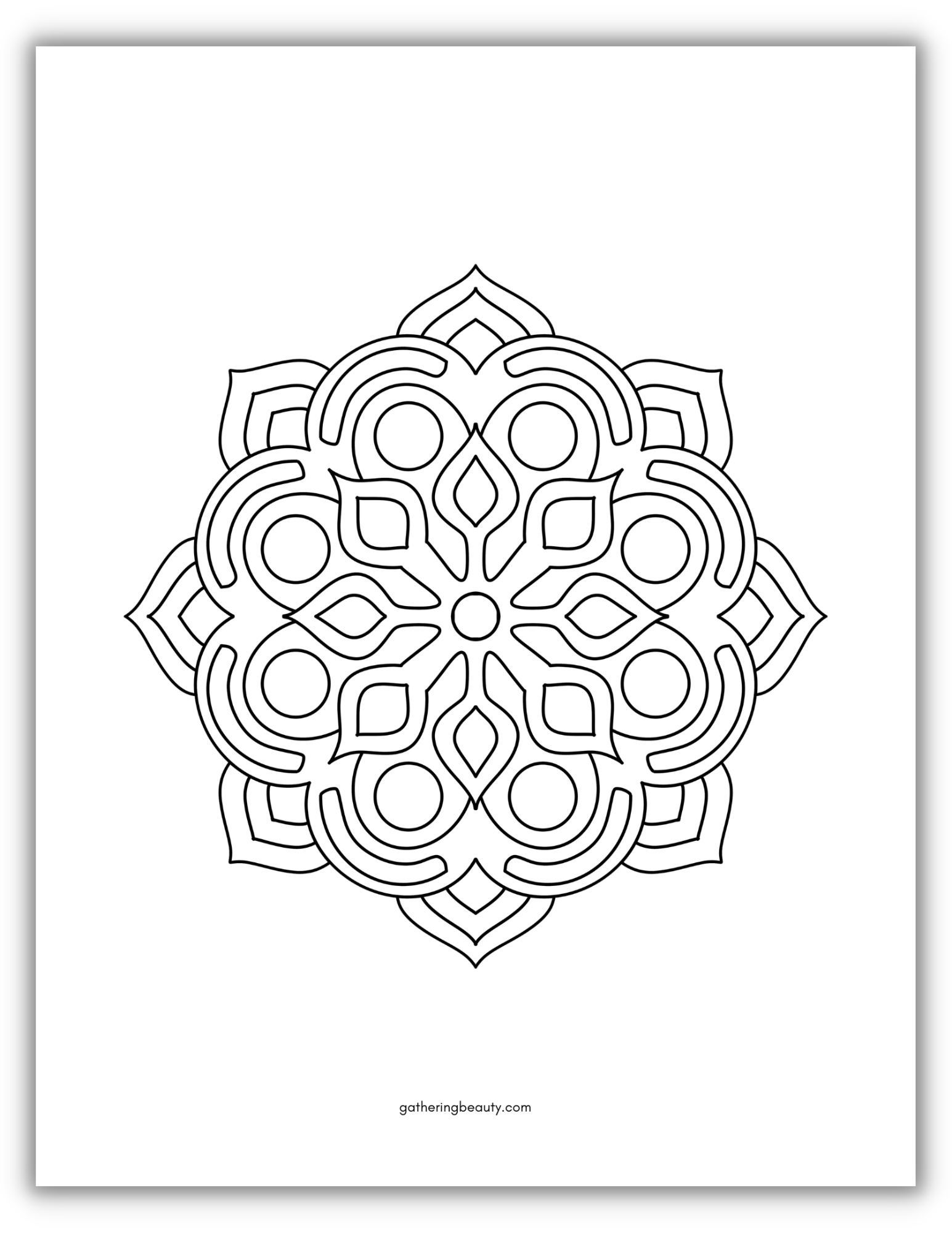 Mandala Colouring Pages — Gathering Beauty