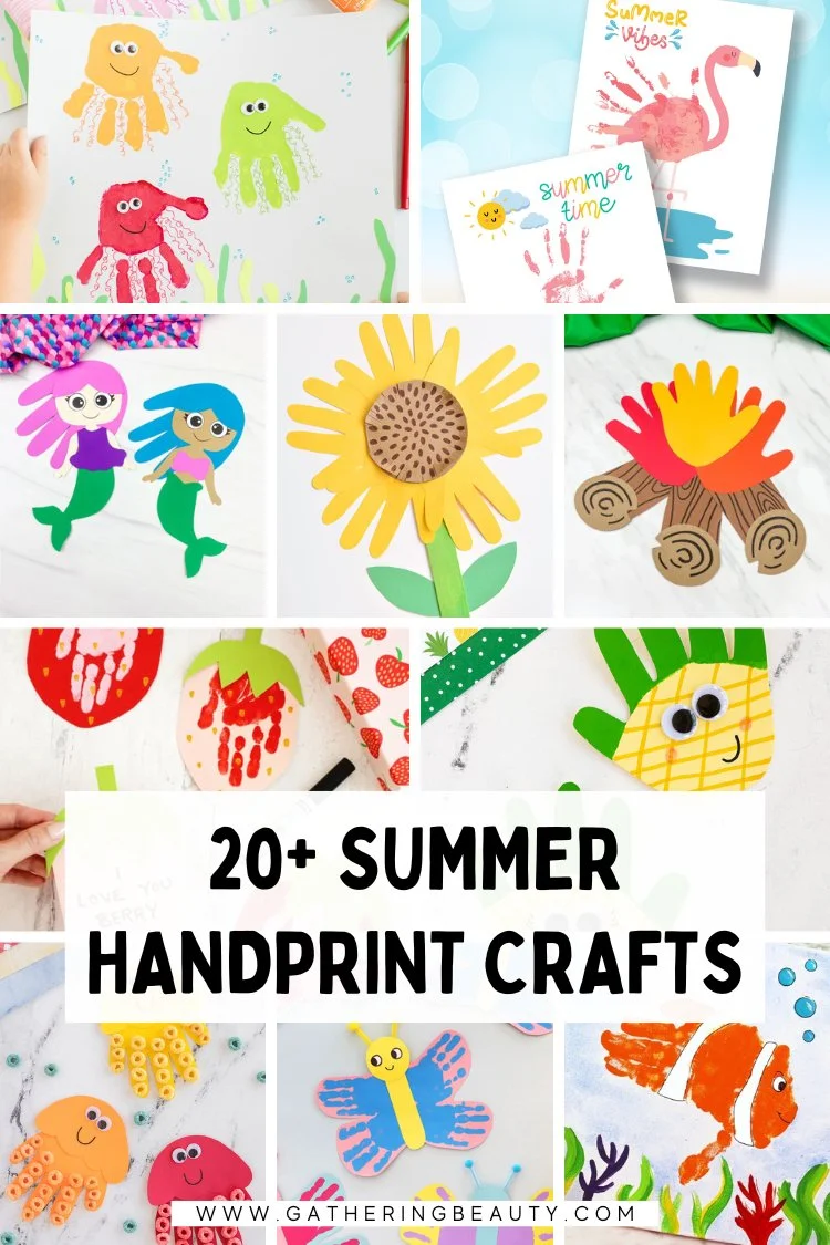 Fun Summer Handprint Crafts Ideas — Gathering Beauty