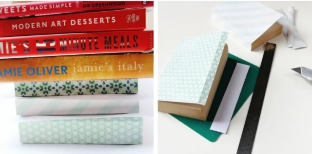 DIY SCRAPBOOK PAPER BOOK COVERS. — Gathering Beauty