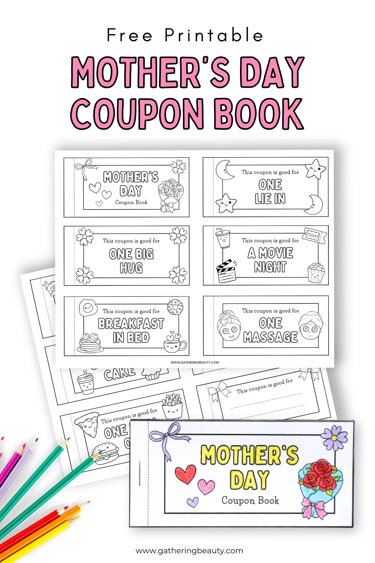 Free Printable Mother's Day Coupon Book — Gathering Beauty
