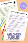 Free Printable Halloween Mad Libs — Gathering Beauty