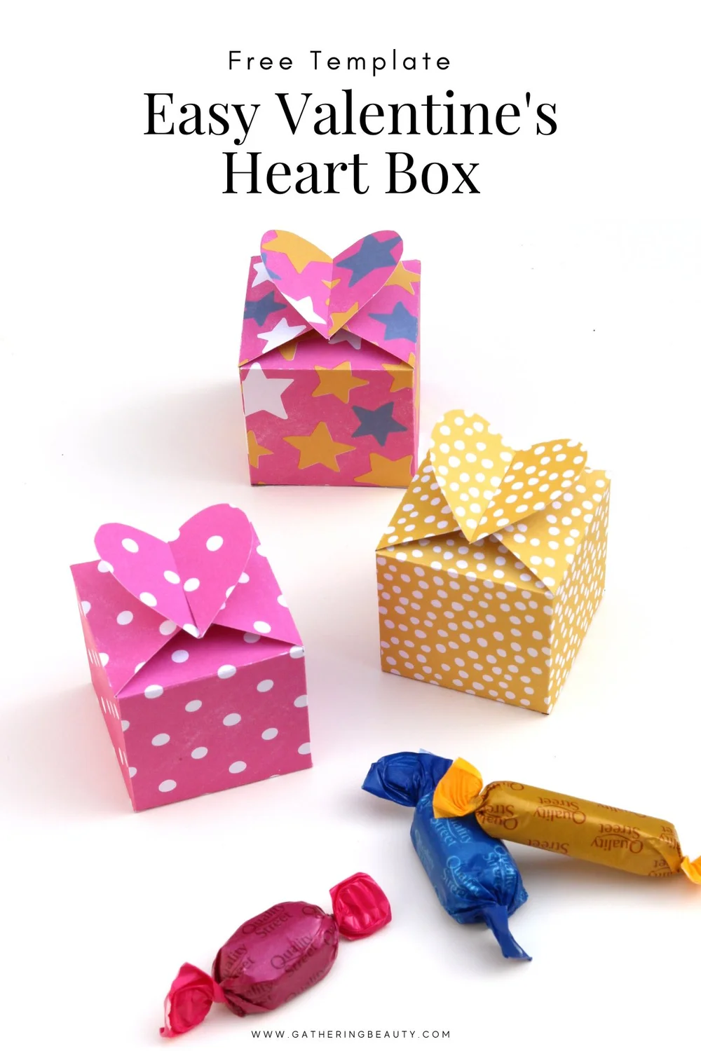 Free Printable Valentine's Heart Box — Gathering Beauty