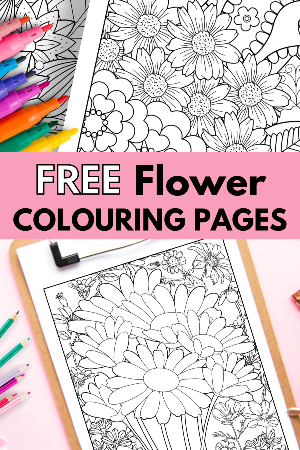 Flower Free Coloring Pages For Adults A Relaxing And Creative Escape