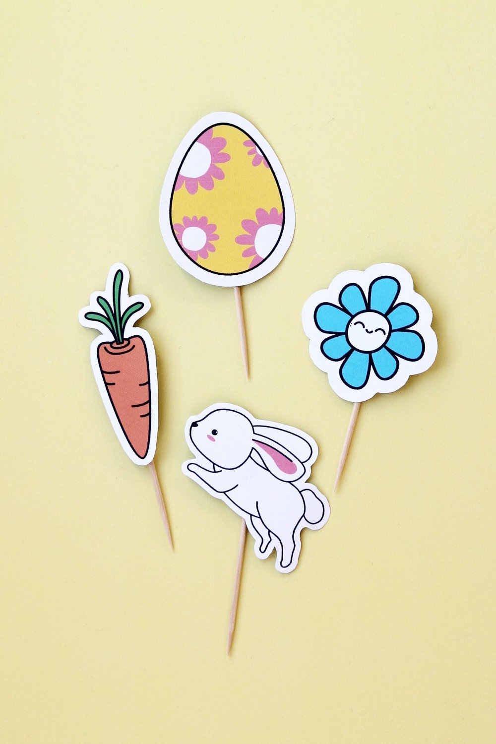 Free Printable Easter Cupcake Toppers — Gathering Beauty
