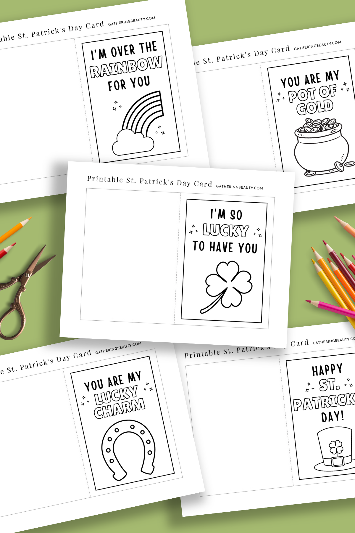 Free Printable St Patrick's Day Cards — Gathering Beauty