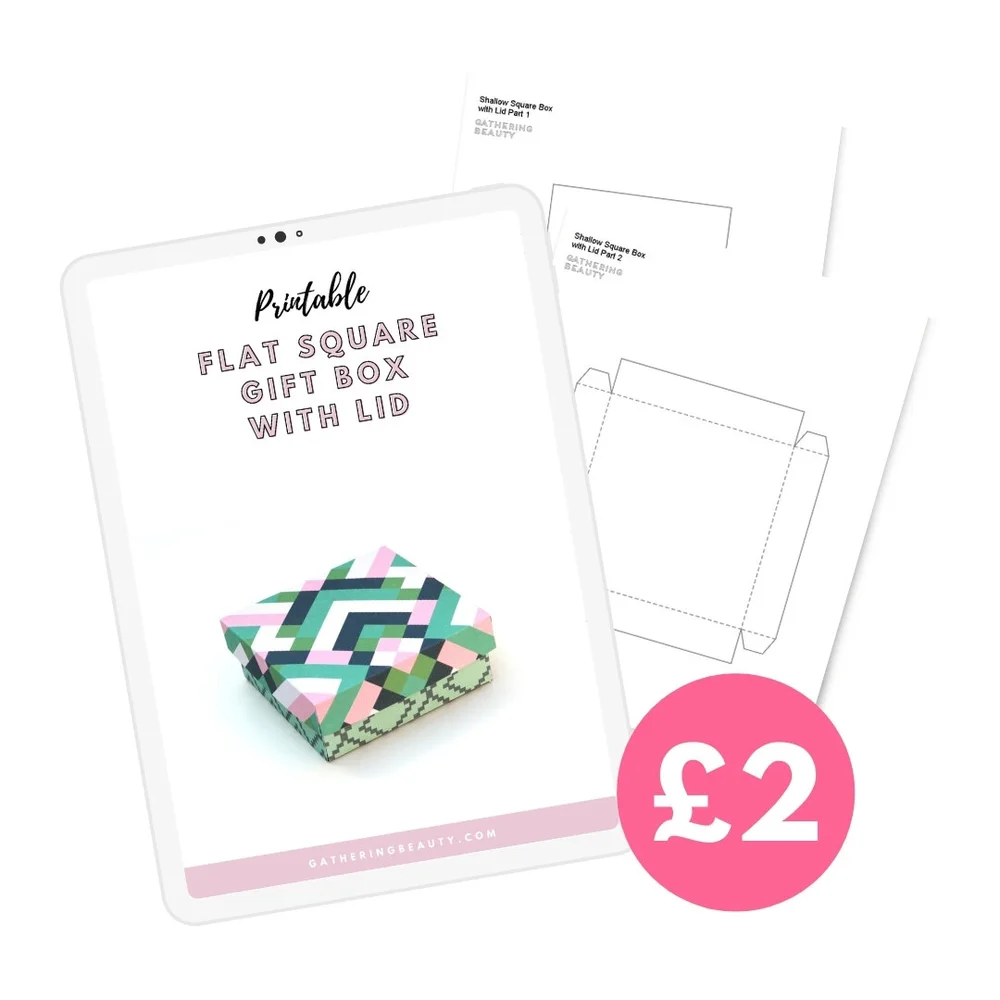 shop gift box templates — Gathering Beauty