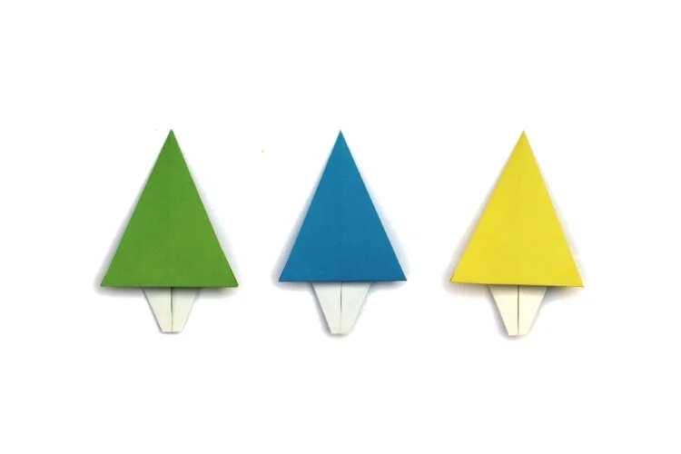 EASY ORIGAMI CHRISTMAS TREES — Gathering Beauty