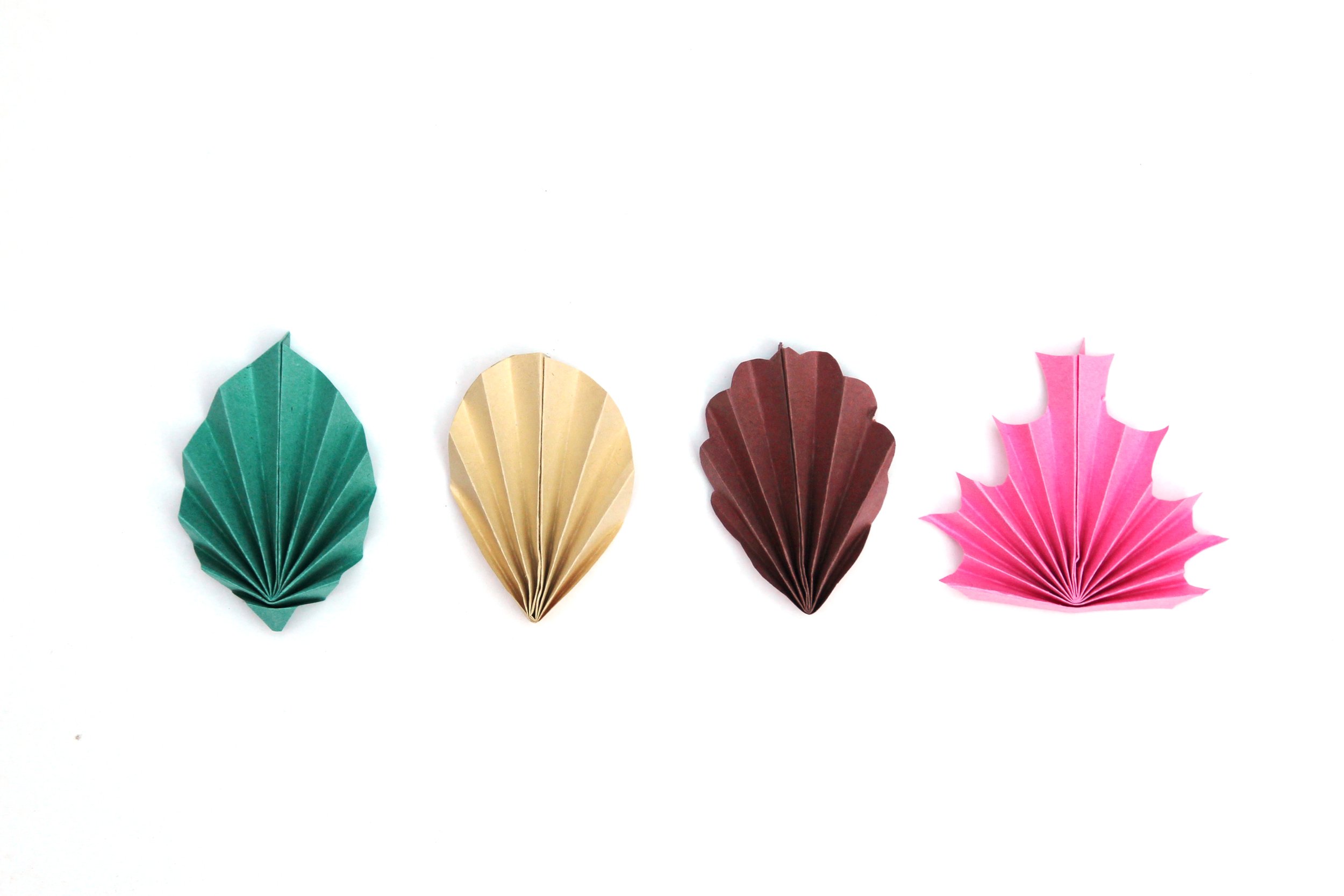 How To Make Easy Paper Leaves — Gathering Beauty