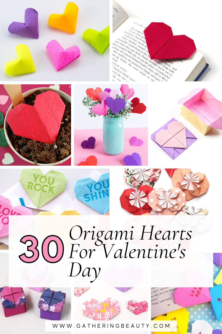 Origami Hearts For Valentines — Gathering Beauty