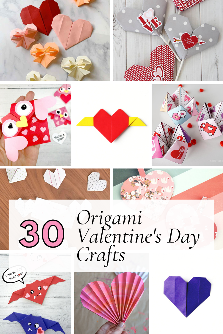 MAKE YOUR OWN DIY 3D ORIGAMI HEART WALL HANGING FOR VALENTINES DAY ...